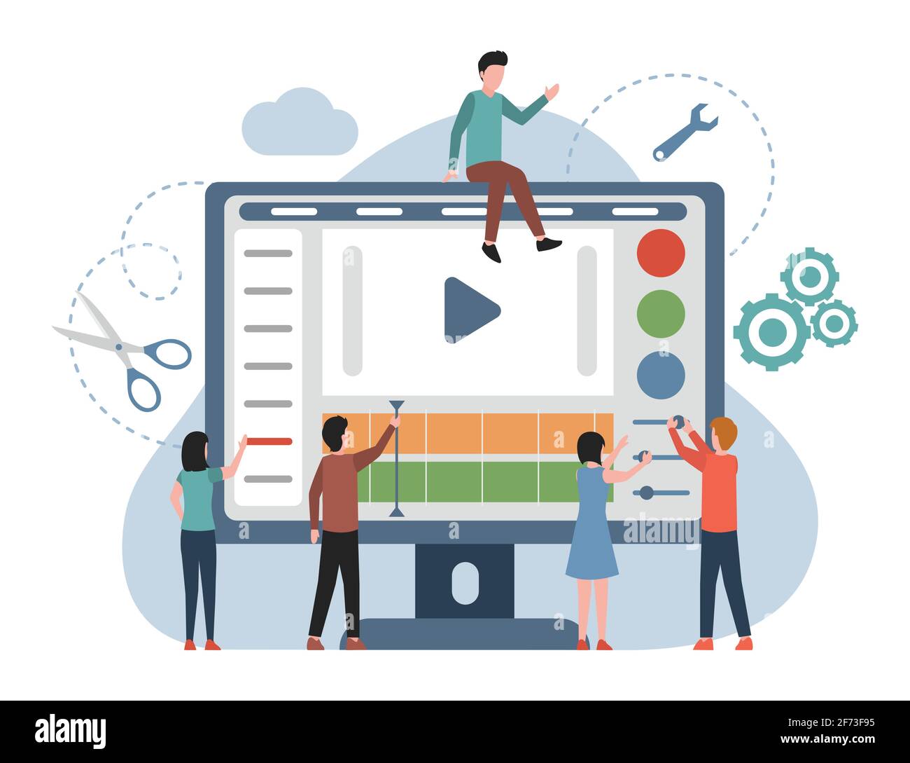 Connecting channel Stock Vector Images - Alamy