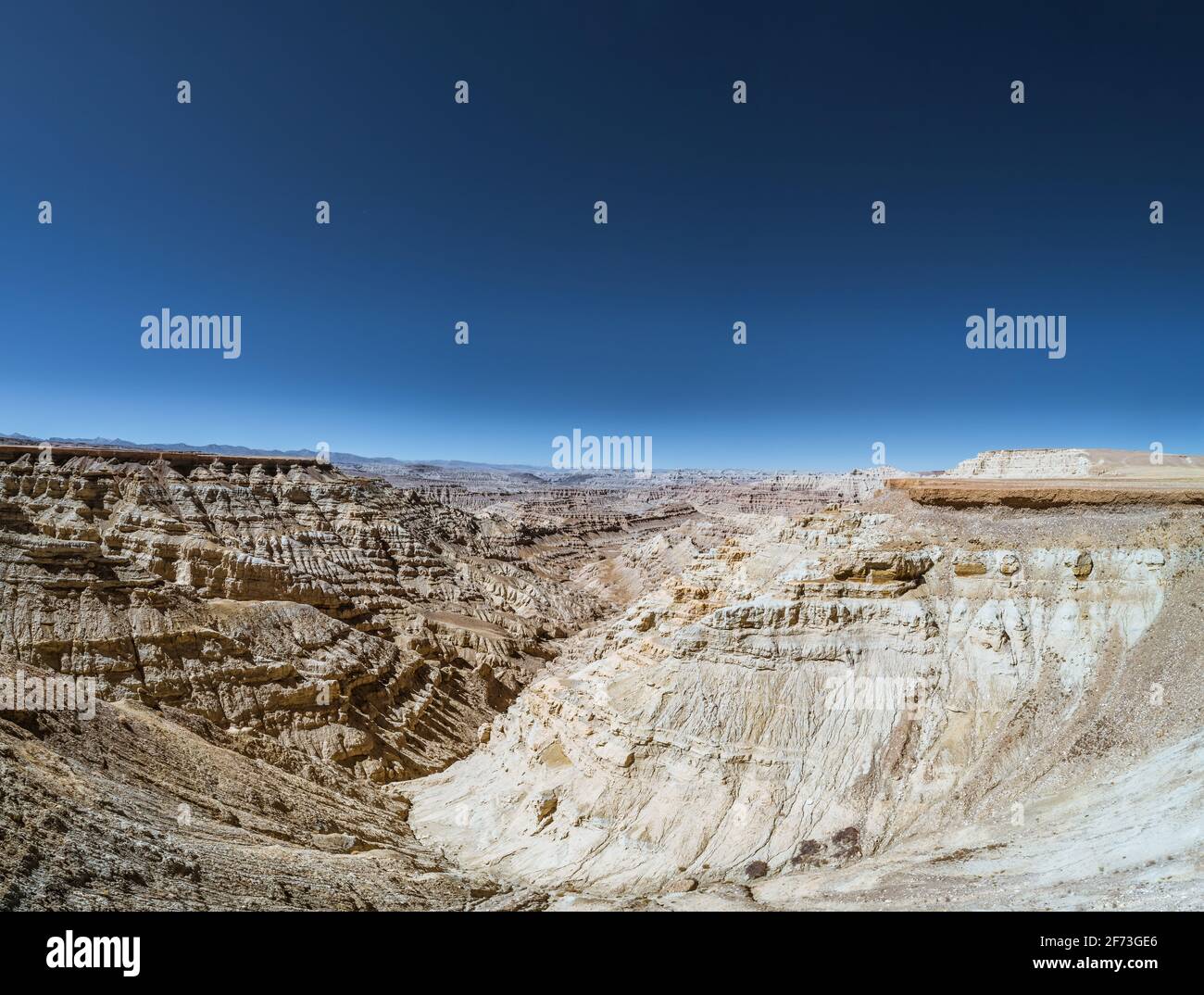 Aerial photography of Zanda soil forest natural scenery Stock Photo - Alamy