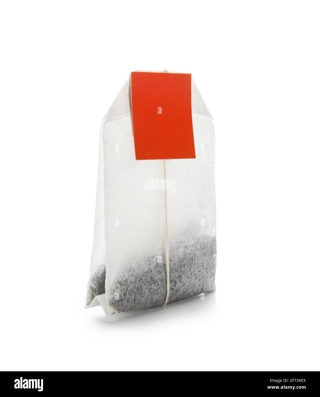 Tea bag on white background Stock Photo - Alamy