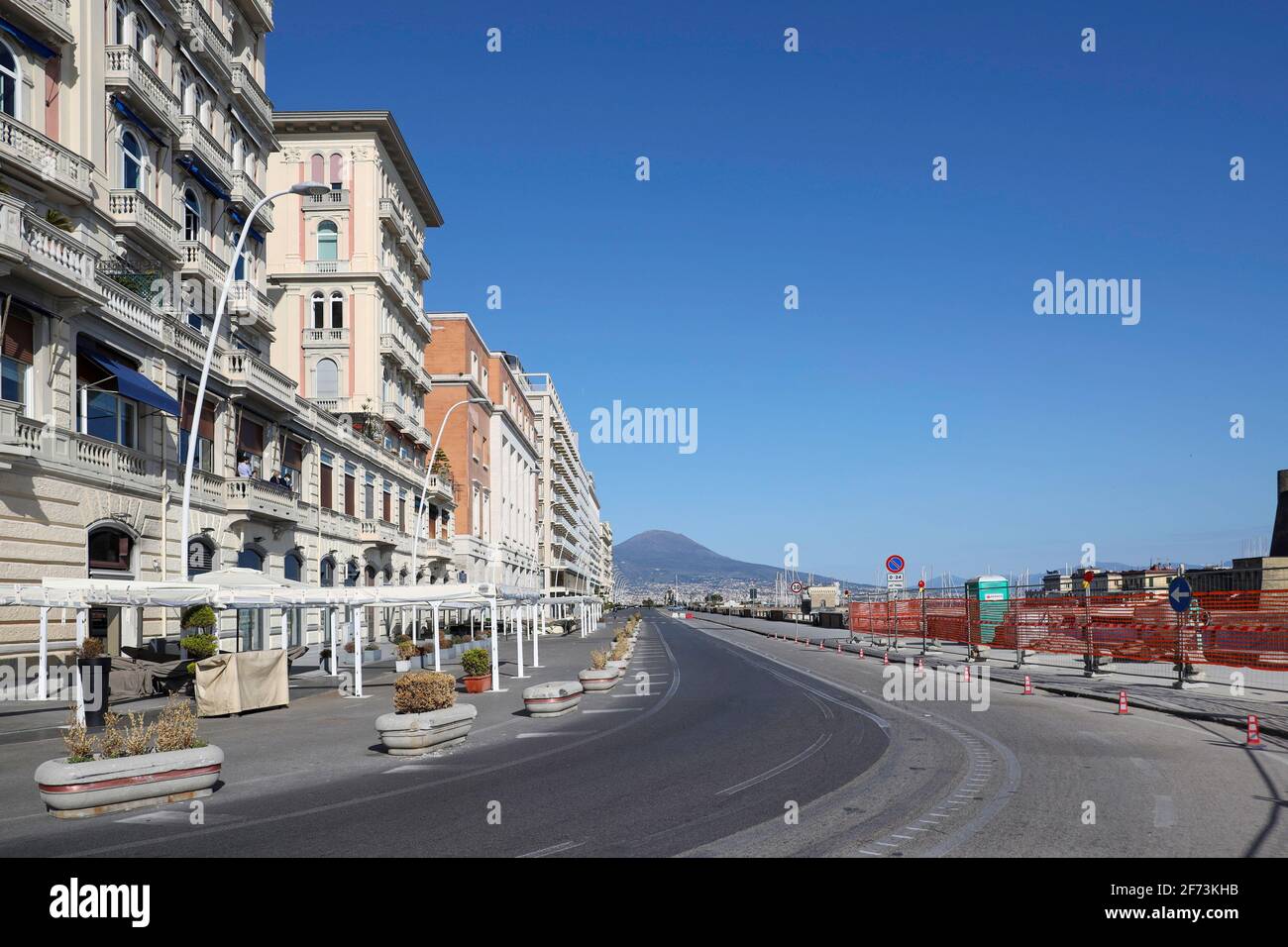 Naples, Italy. 3rd Apr, 2020. 04/04/2021 Naples, today on the day of ...