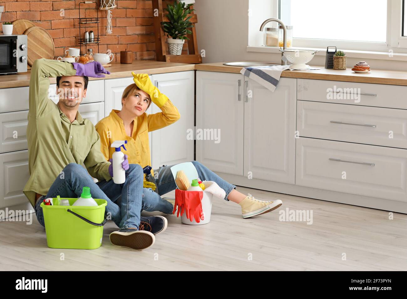 Resting after chores hi-res stock photography and images - Alamy
