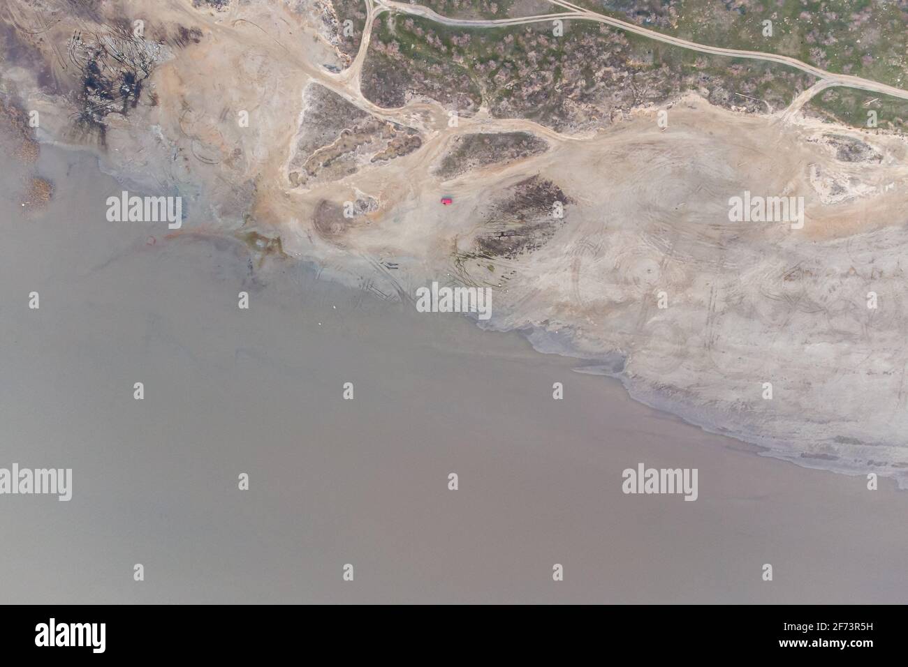 Drying lake as a result of climatic changes - Kuyalnitsky estuary ...