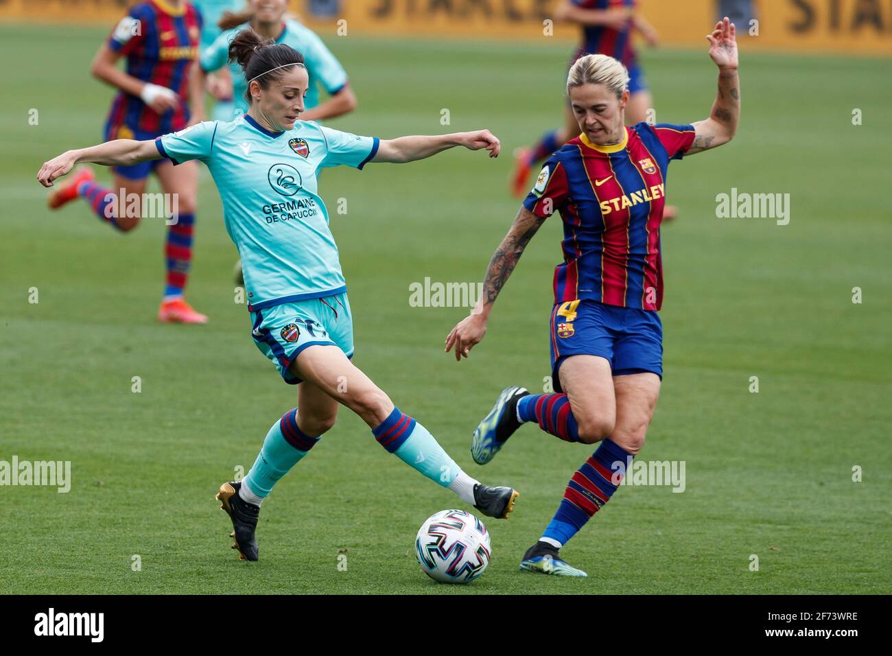 Barcelona, Spain. 4th Apr, 2021. Esther Gonzalez of Levante UD in ...