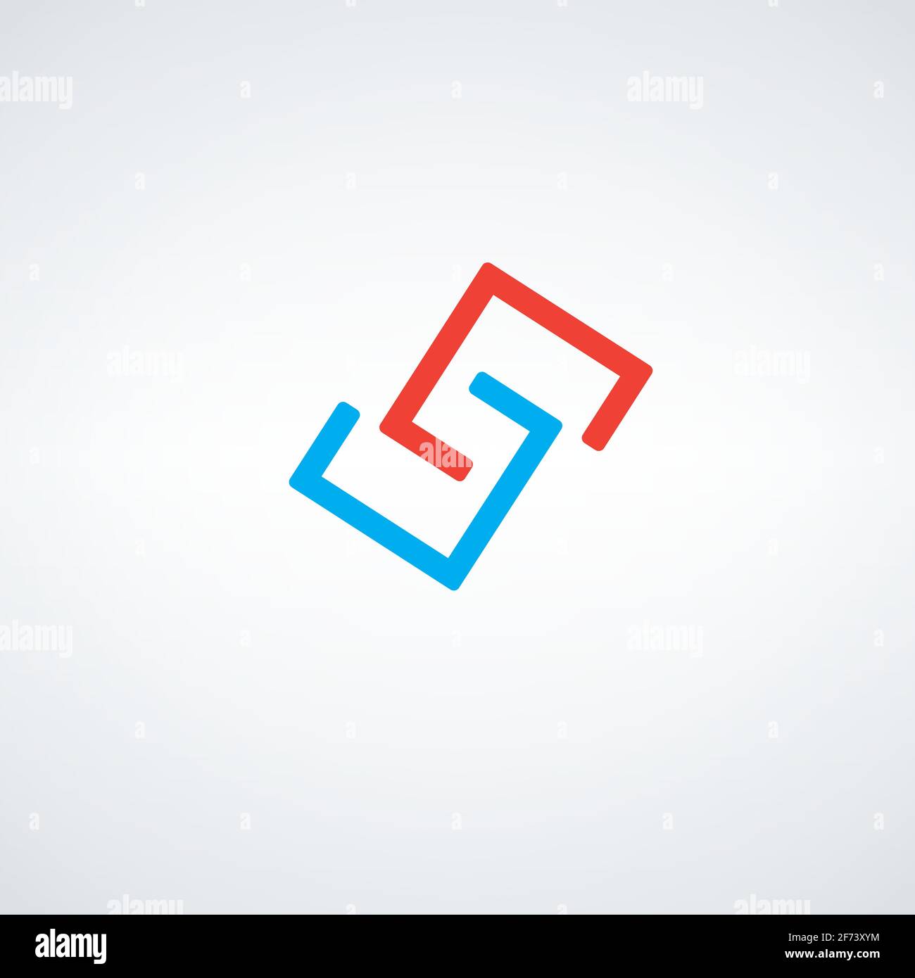 Abstract square infinity business logo. Vector logotype design ...