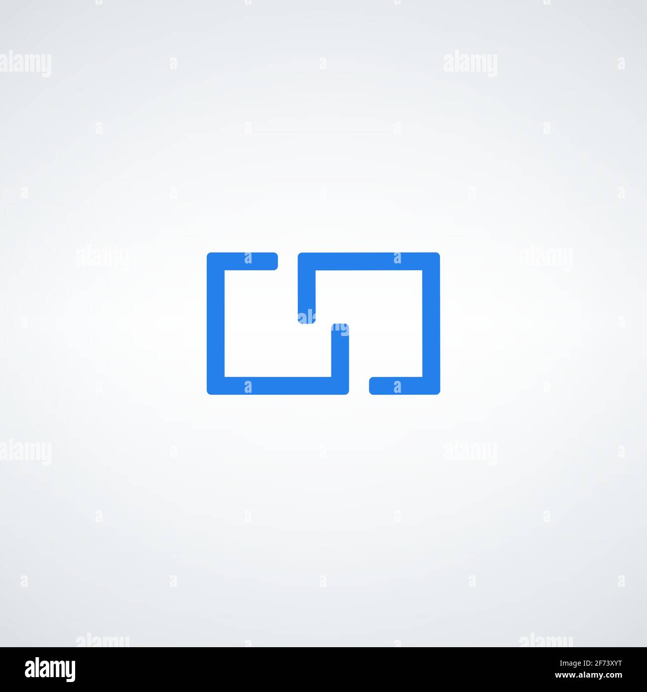 Abstract square infinity business logo. Vector logotype design ...