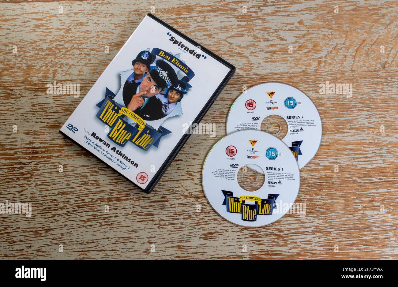 Police situation comedy The Thin Blue Line by Ben Elton and starring ...