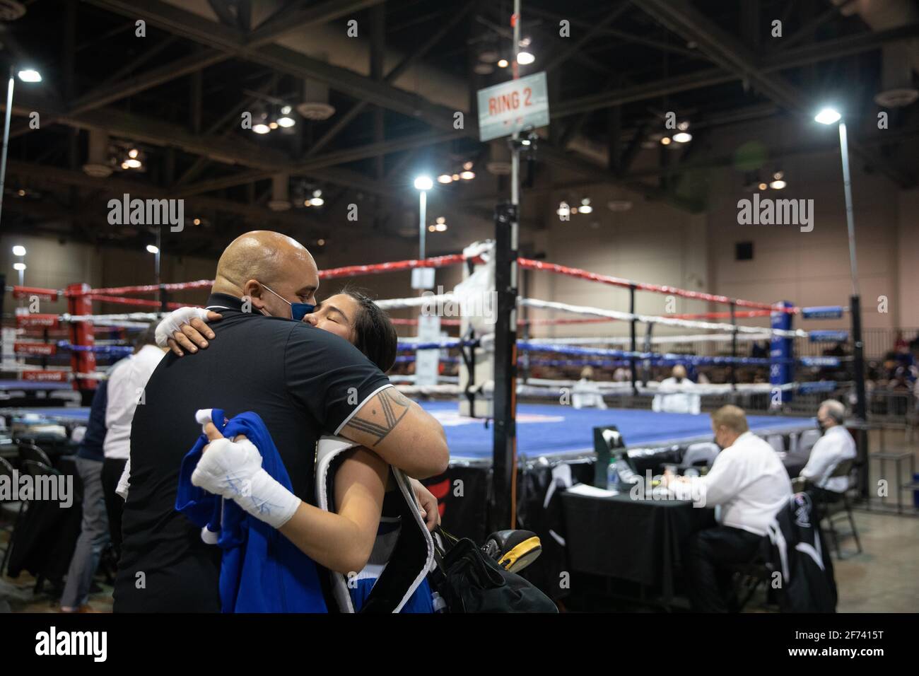 Shreveport, Louisiana, USA. 3rd Apr, 2021. Stephanie Martinez of Monroe ...