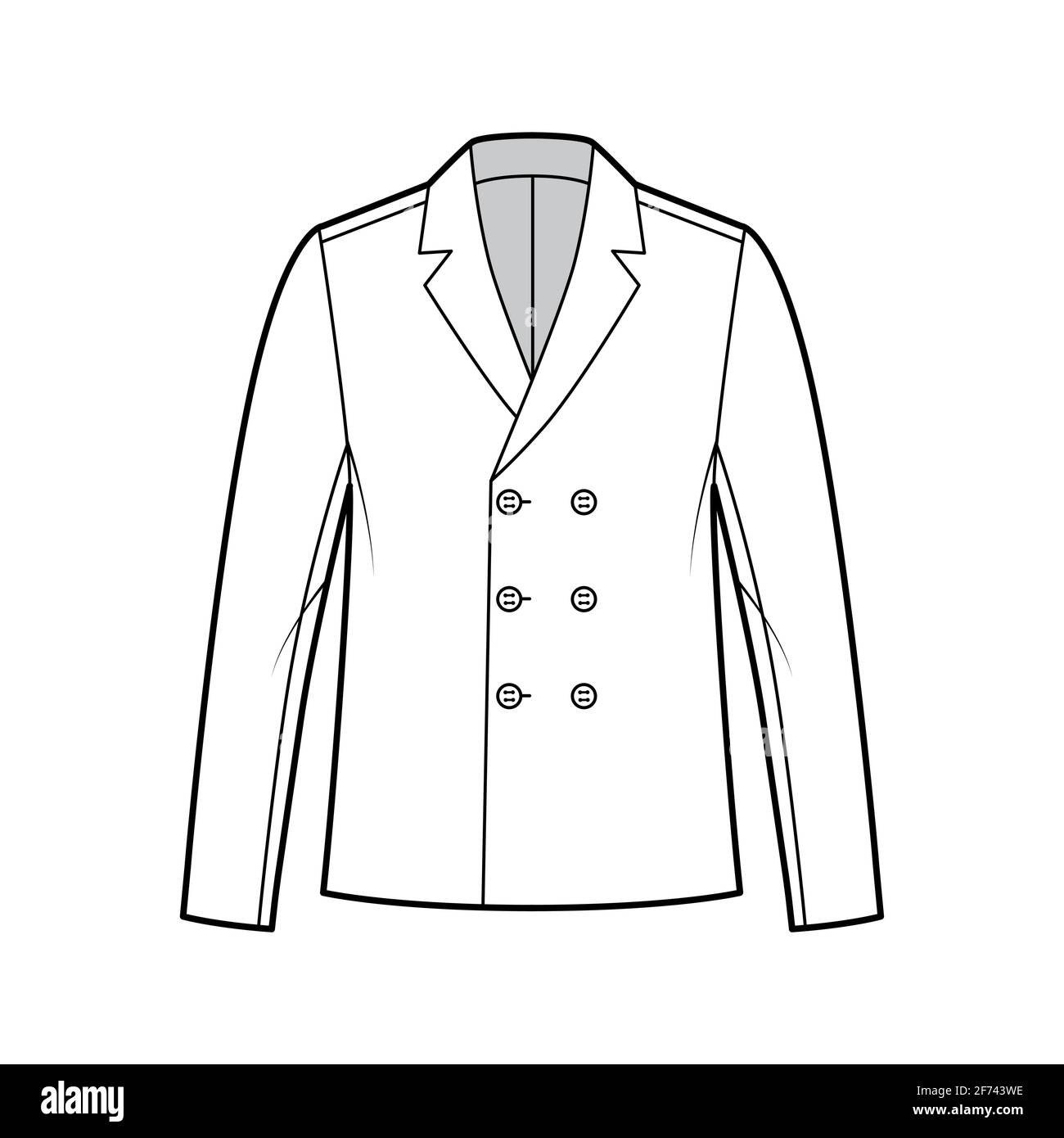Black blazer top Stock Vector Images - Alamy