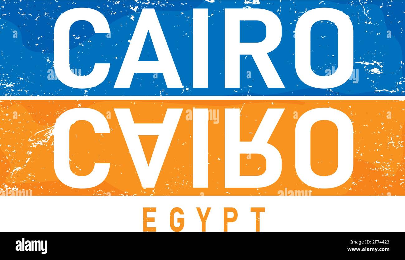Cairo typography design vector, for t-shirt, poster and other uses ...
