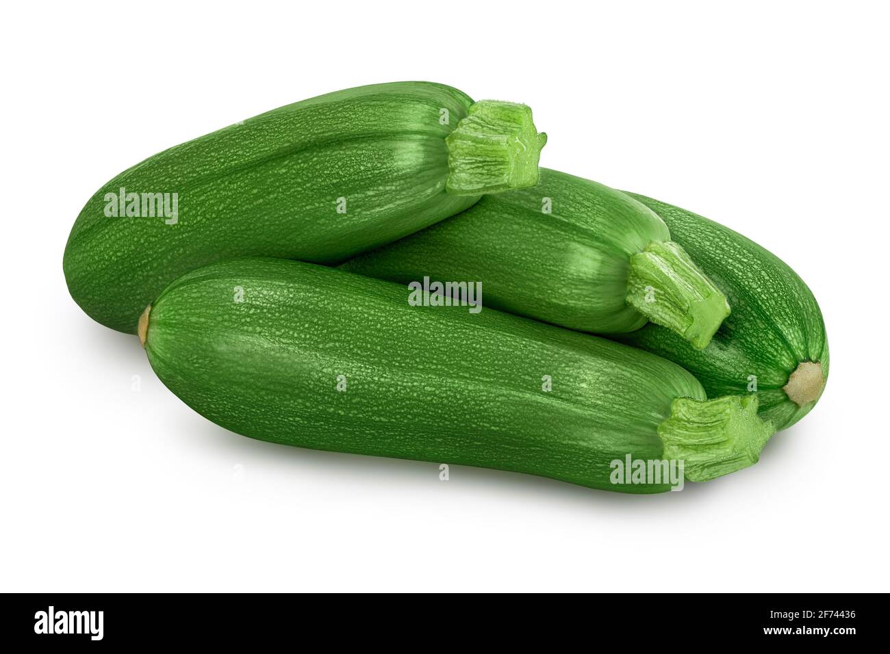 Fresh whole zucchini isolated on white background with clipping path ...