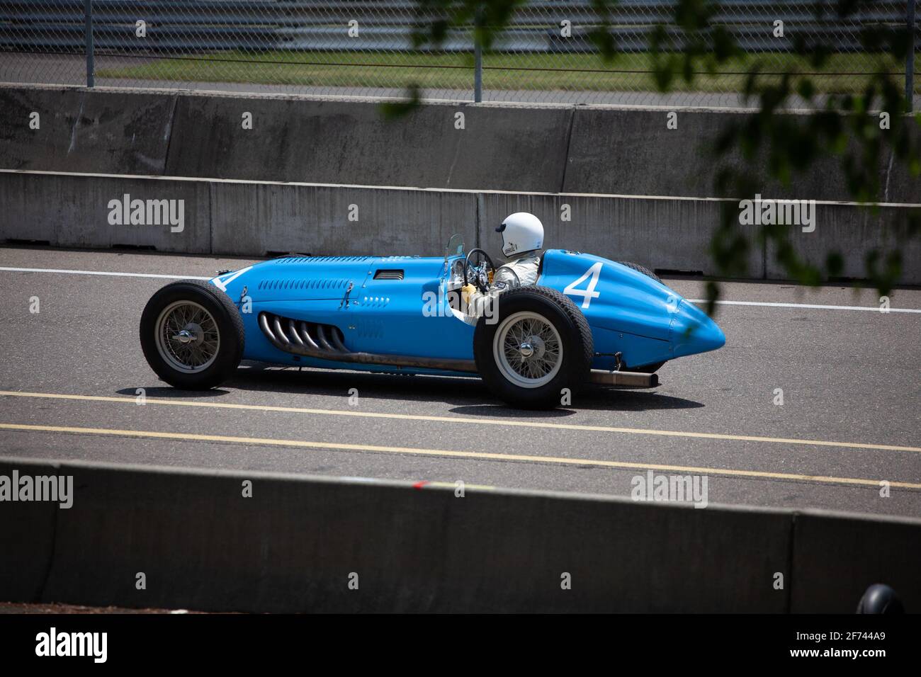 Pierre Levegh Talbot Lago T26C race car at Mont-Tremblant race track ...