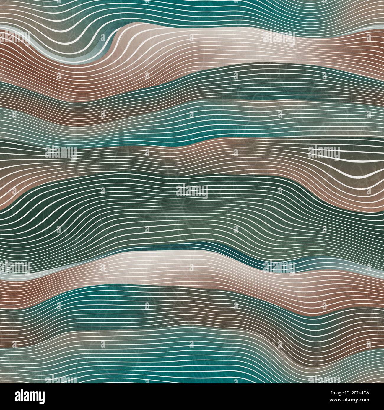 Seamless natural landscape hill pattern for print Stock Photo - Alamy