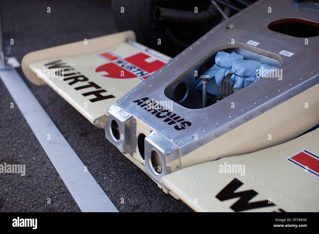 Arrows Formula 1 aluminium nose at Mont-Tremblant race track, owned by ...