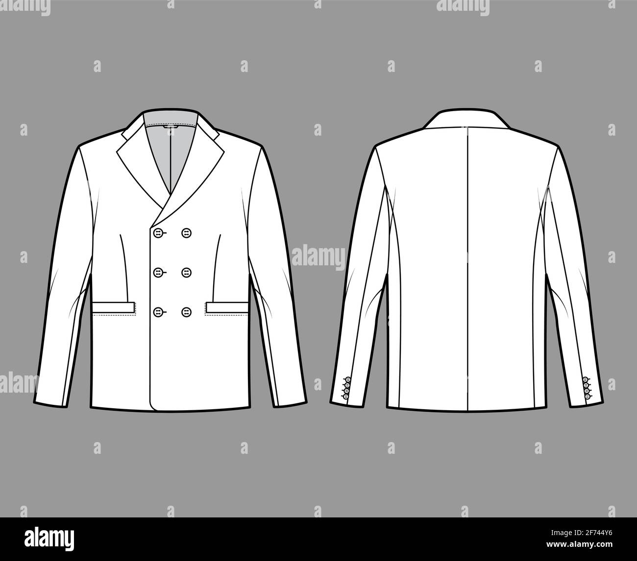 Double breasted jacket hi-res stock photography and images - Alamy