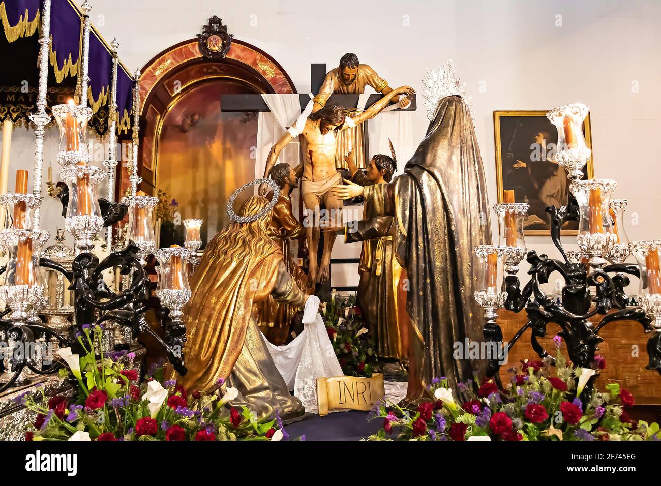 Jesus procession hi-res stock photography and images - Alamy
