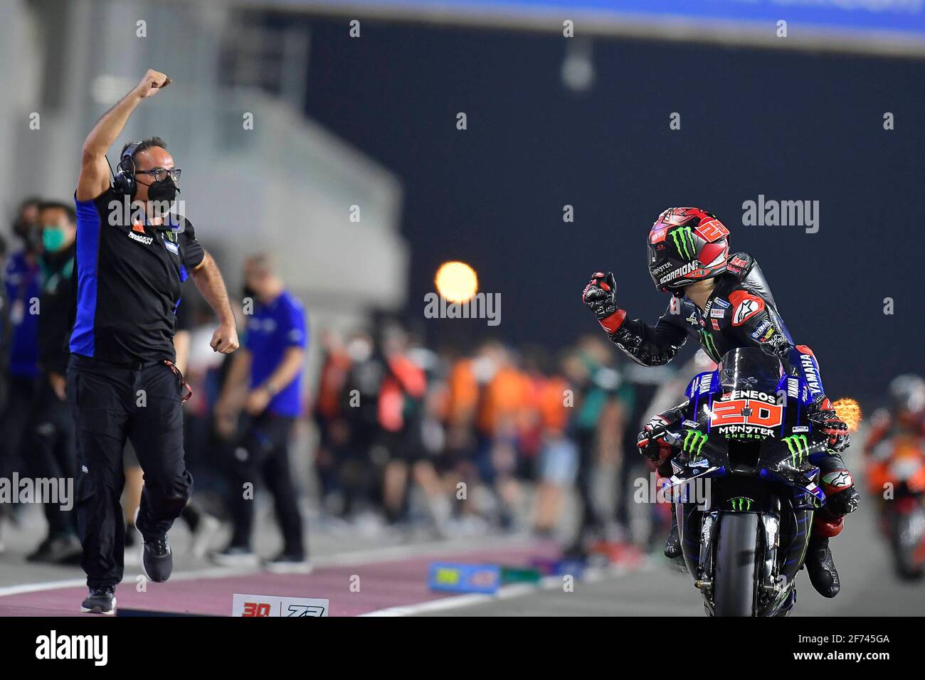 Doha, Qatar. 04th Apr, 2021. Races at MotoGP TISSOT Grand Prix of Doha ...
