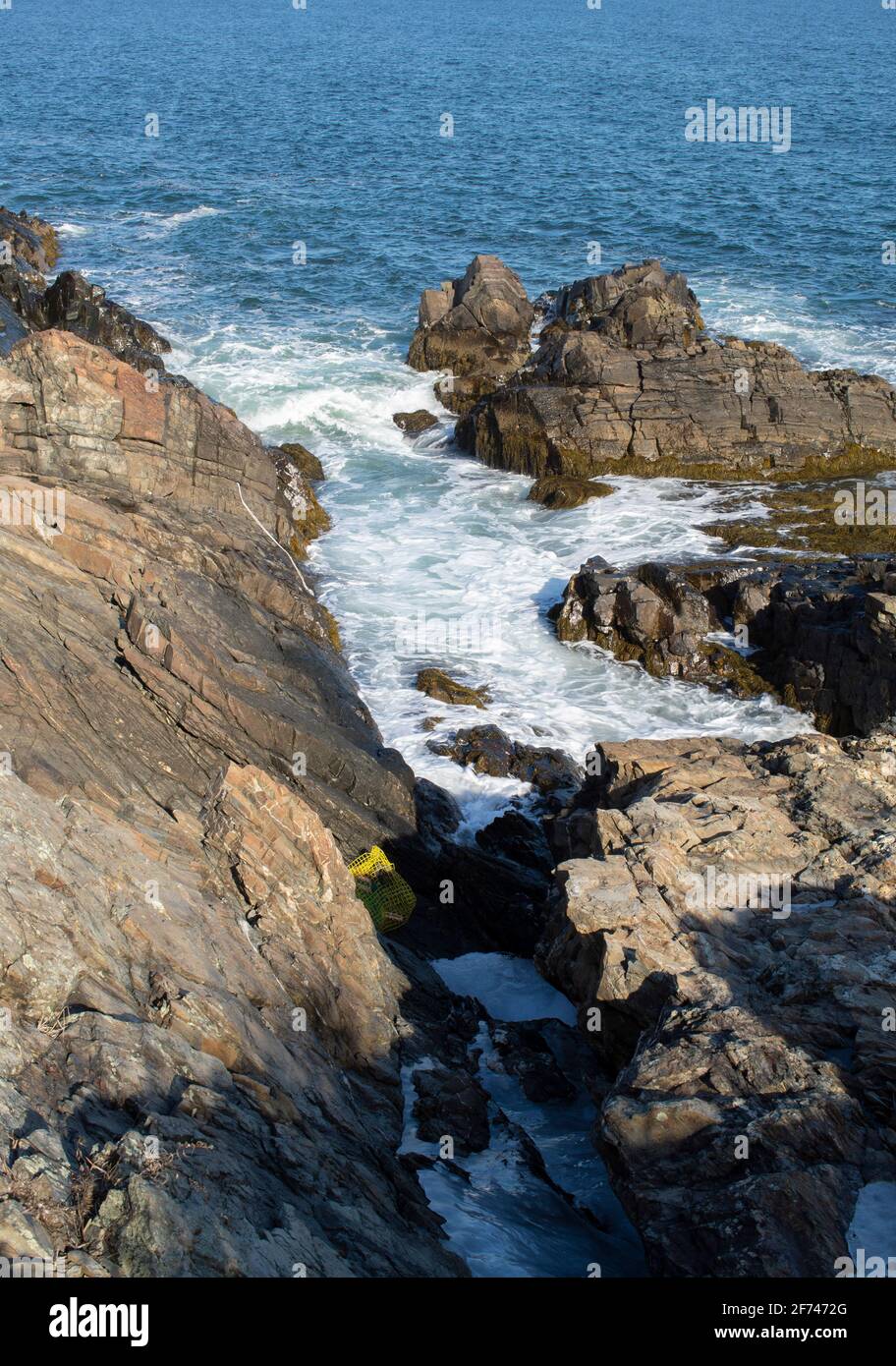View from Marginal Way. It's a 1.25 mile paved trail along the Atlantic ...