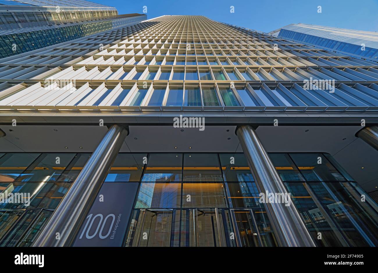 100 bishopsgate city of London Stock Photo - Alamy