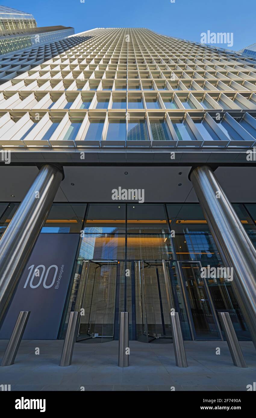 100 bishopsgate city of London Stock Photo - Alamy