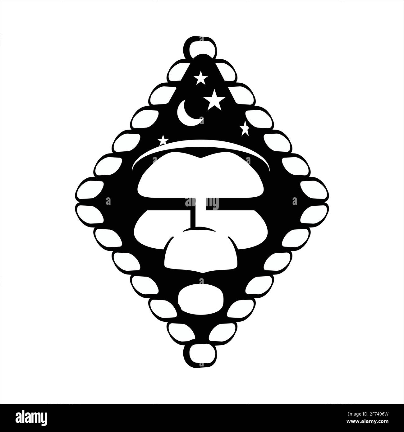 Demon shape monster skull magician Stock Vector Image & Art - Alamy