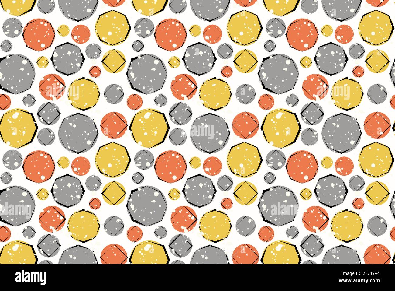 Geometric dotted gray pattern Stock Vector Images - Alamy