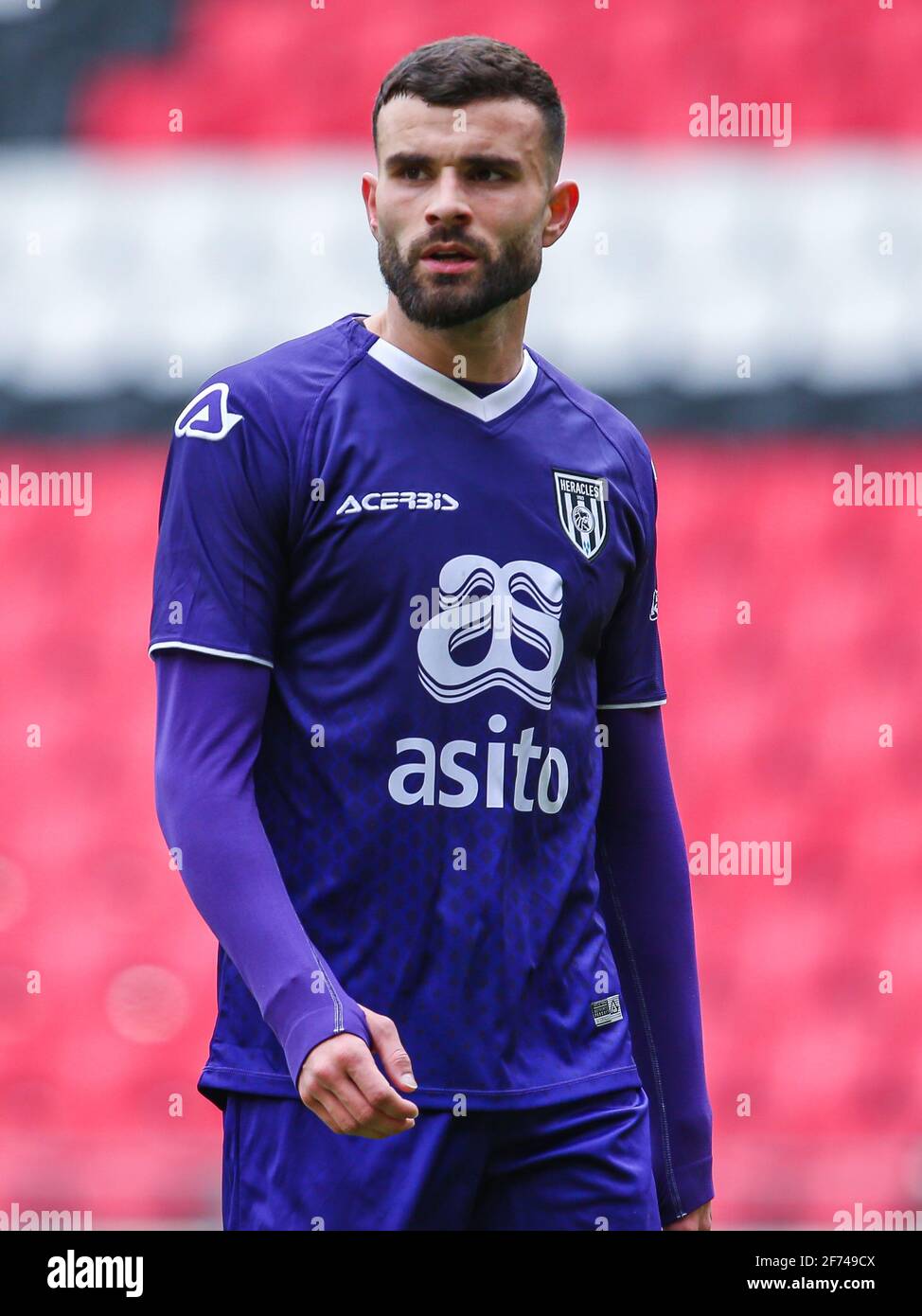 EINDHOVEN, NETHERLANDS - APRIL 4: Rai Vloet of Heracles Almelo during ...