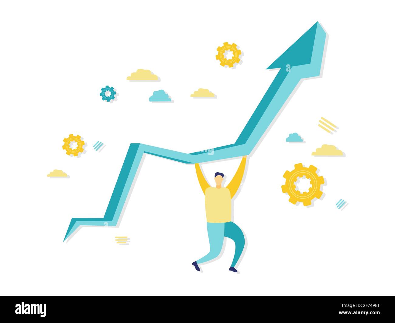 Growing Economy Cartoon