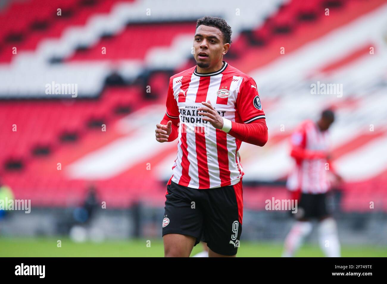 EINDHOVEN, NETHERLANDS - APRIL 4: Donyell Malen of PSV Eindhoven during ...