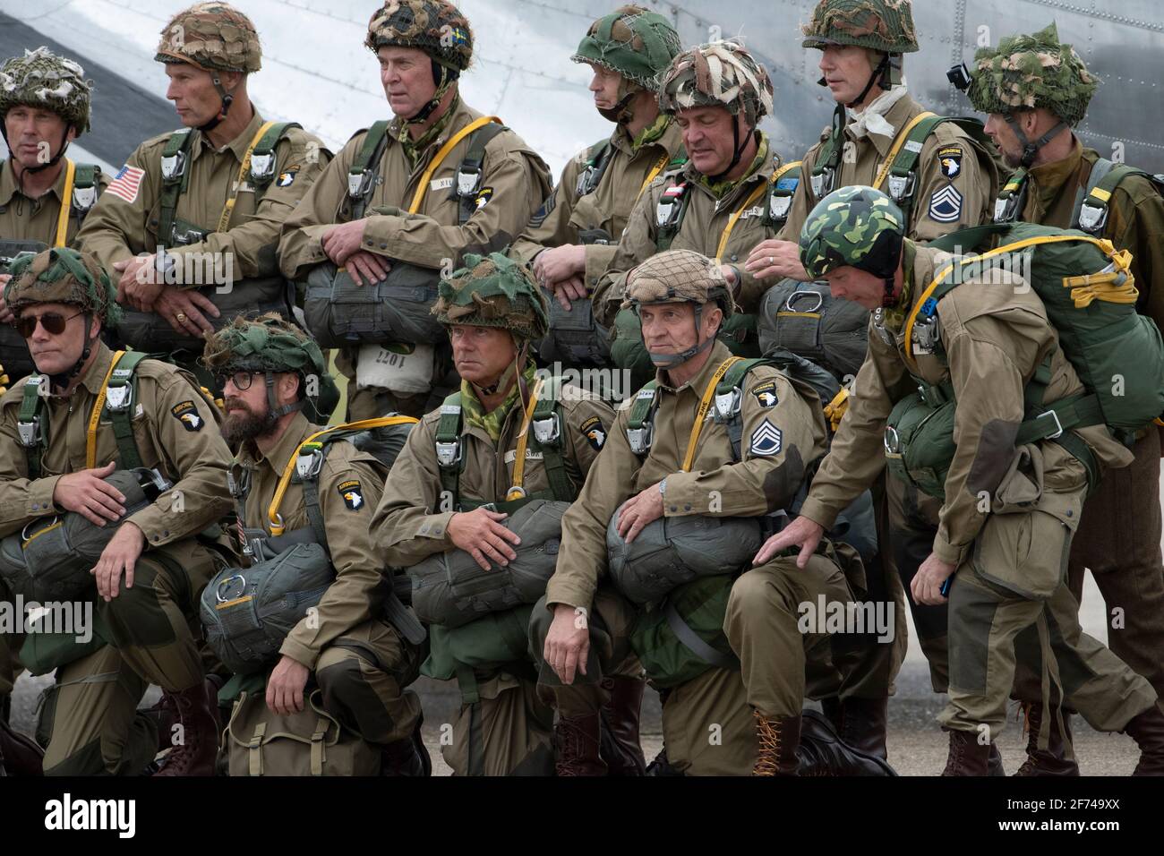 Daks over Duxford, D-Day75 Stock Photo - Alamy