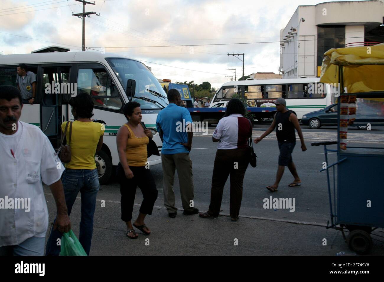 salvador, bahia / brazil - july 31, 2006: minibus of the complementary ...