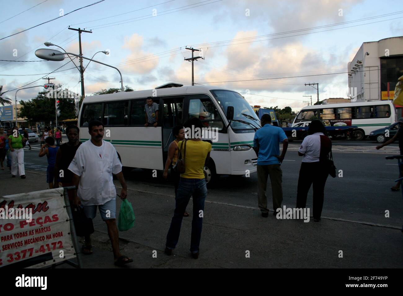 salvador, bahia / brazil - july 31, 2006: minibus of the complementary ...