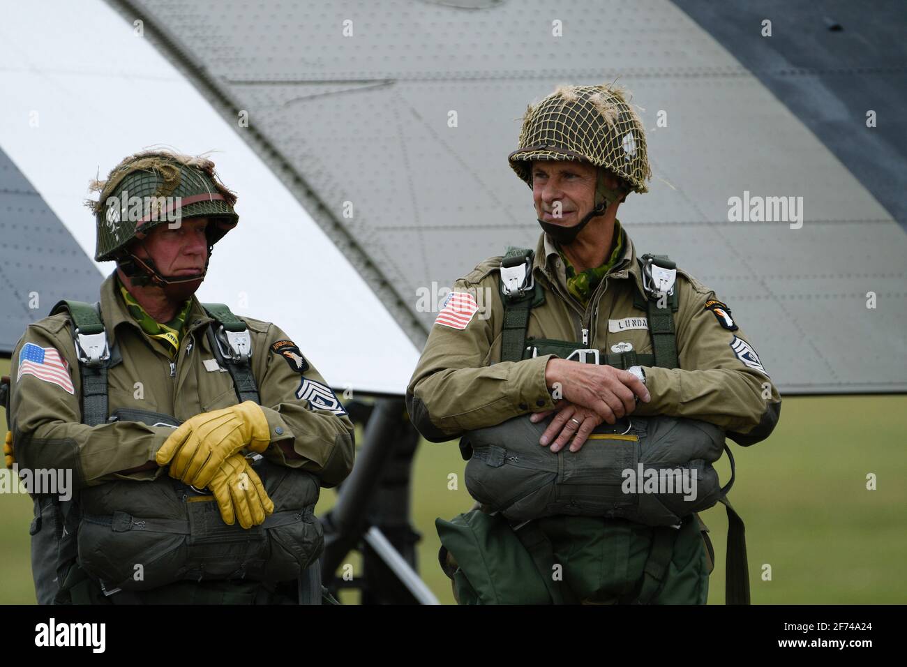 Daks over Duxford, D-Day75 Stock Photo - Alamy