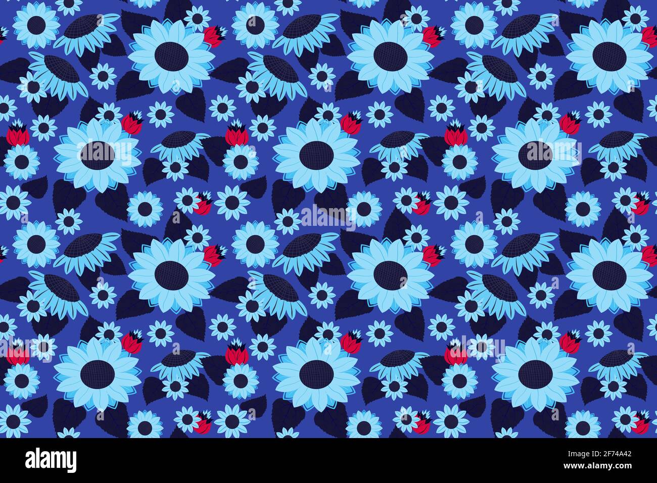 Pattern green field blue Stock Vector Images - Alamy