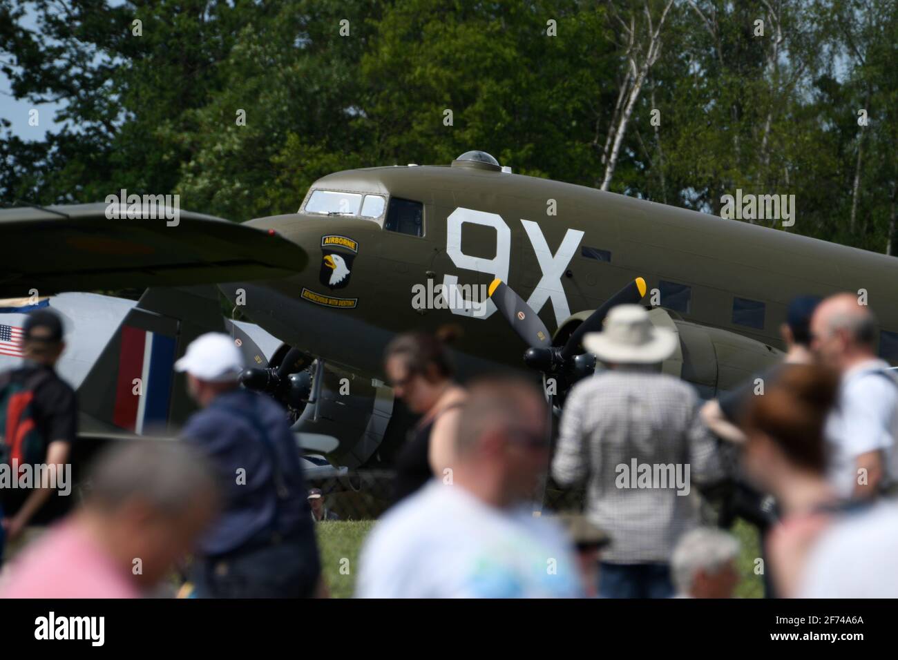 Daks over Duxford, D-Day75 Stock Photo - Alamy