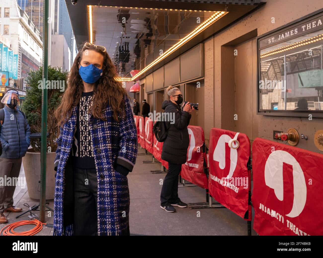 New York, NY - April 3, 2021: Jordan Roth attends First performance on ...