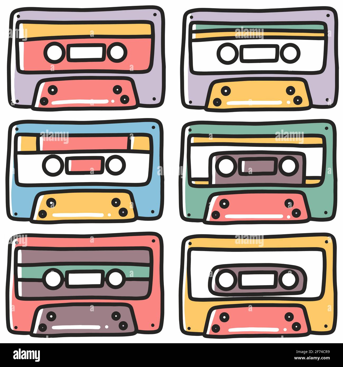 Radio music set cartoon Stock Vector Images - Alamy