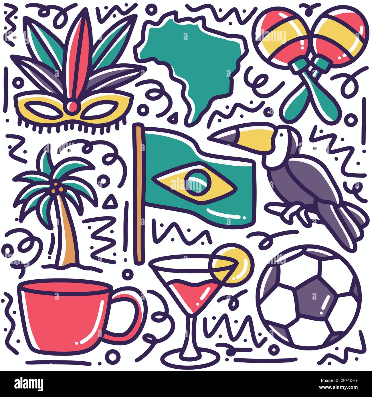 Brazilian bird icon Stock Vector Images - Alamy
