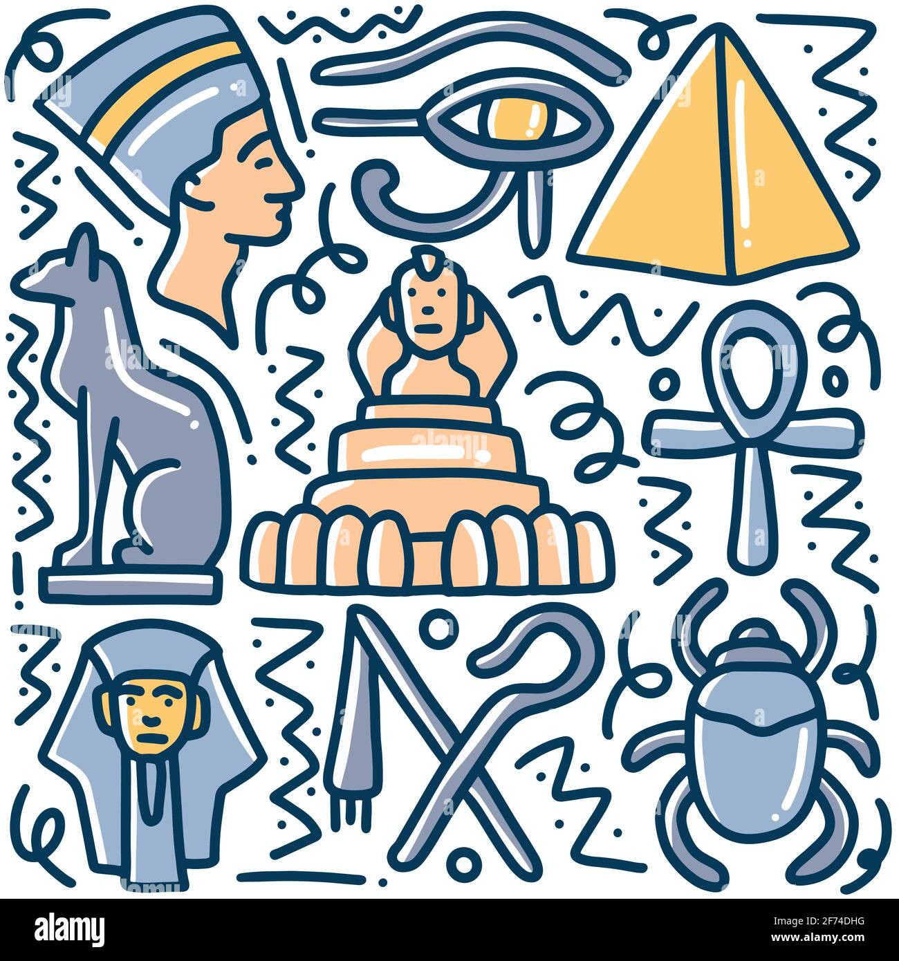 Ancient egypt architecture Stock Vector Images - Alamy