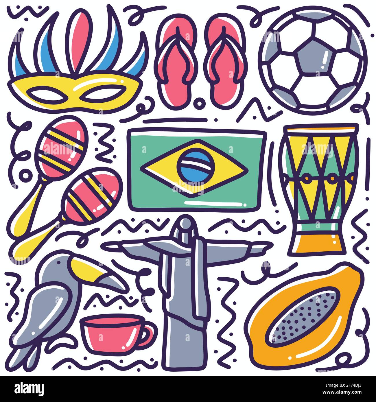 Brazilian bird icon Stock Vector Images - Alamy