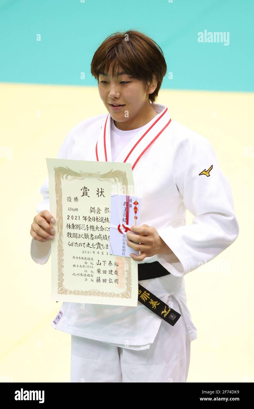 Fukuoka, Japan. 3rd Apr, 2021. Nami Nabekura Judo : All Japan Selected Judo Championships Women ...