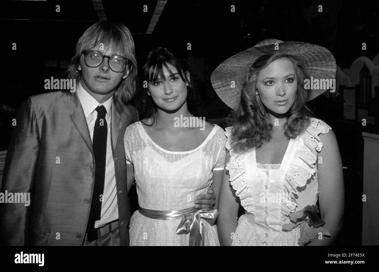 Freddie Moore, Demi Moore and Janine Turner July 6, 1982 Credit: Ralph ...
