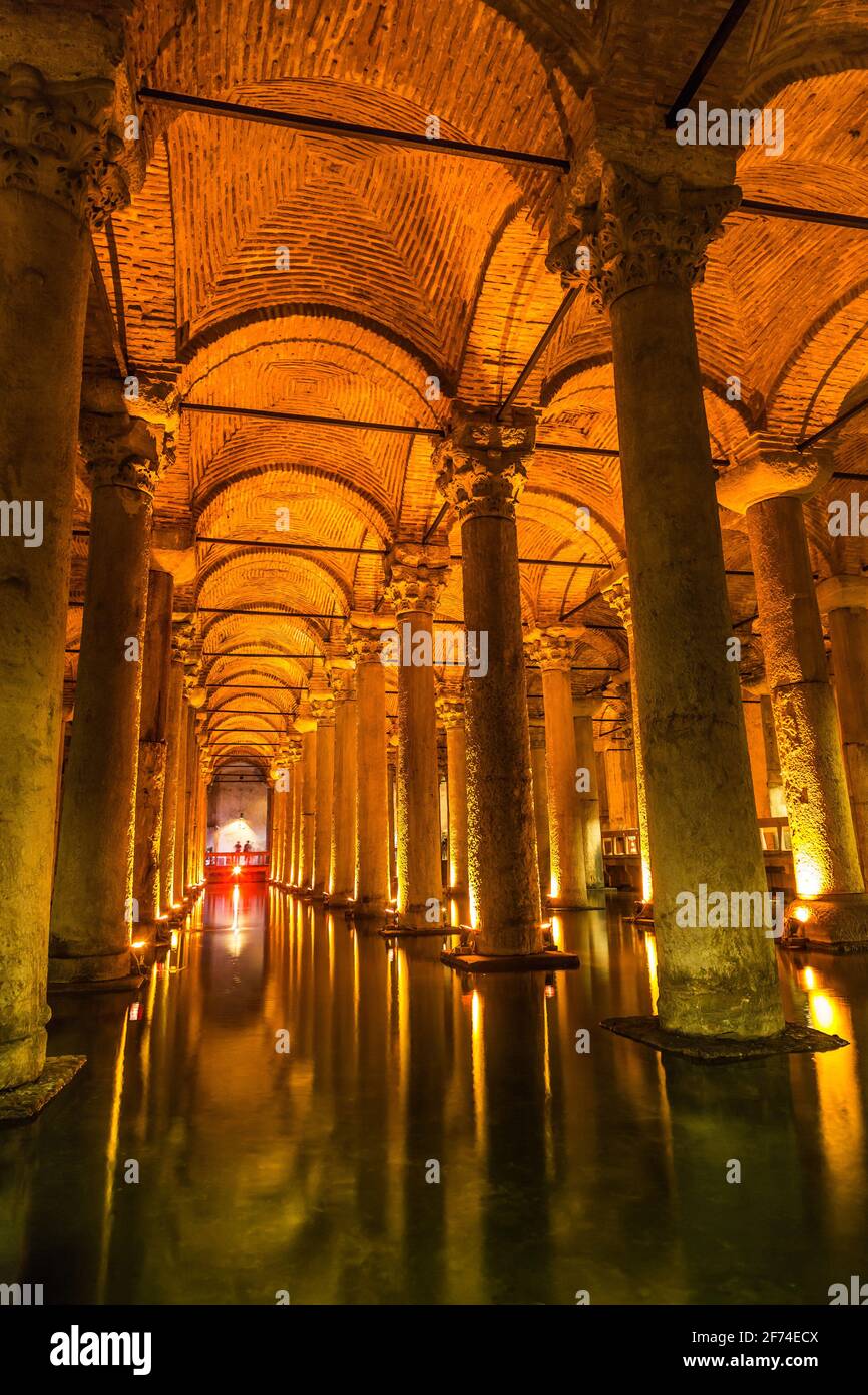 The Basilica Cistern ("Sunken Palace", or "Sunken Cistern"), is the ...