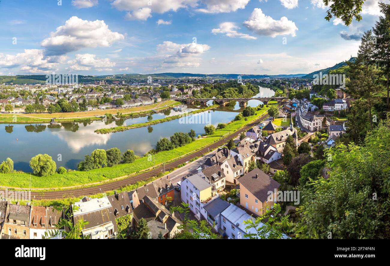 Trier germany aerial hi-res stock photography and images - Alamy