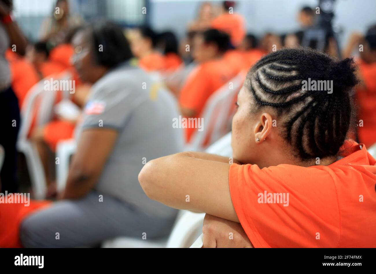 salvador, bahia / brazil - july 25, 2016: Inmates from the Female ...