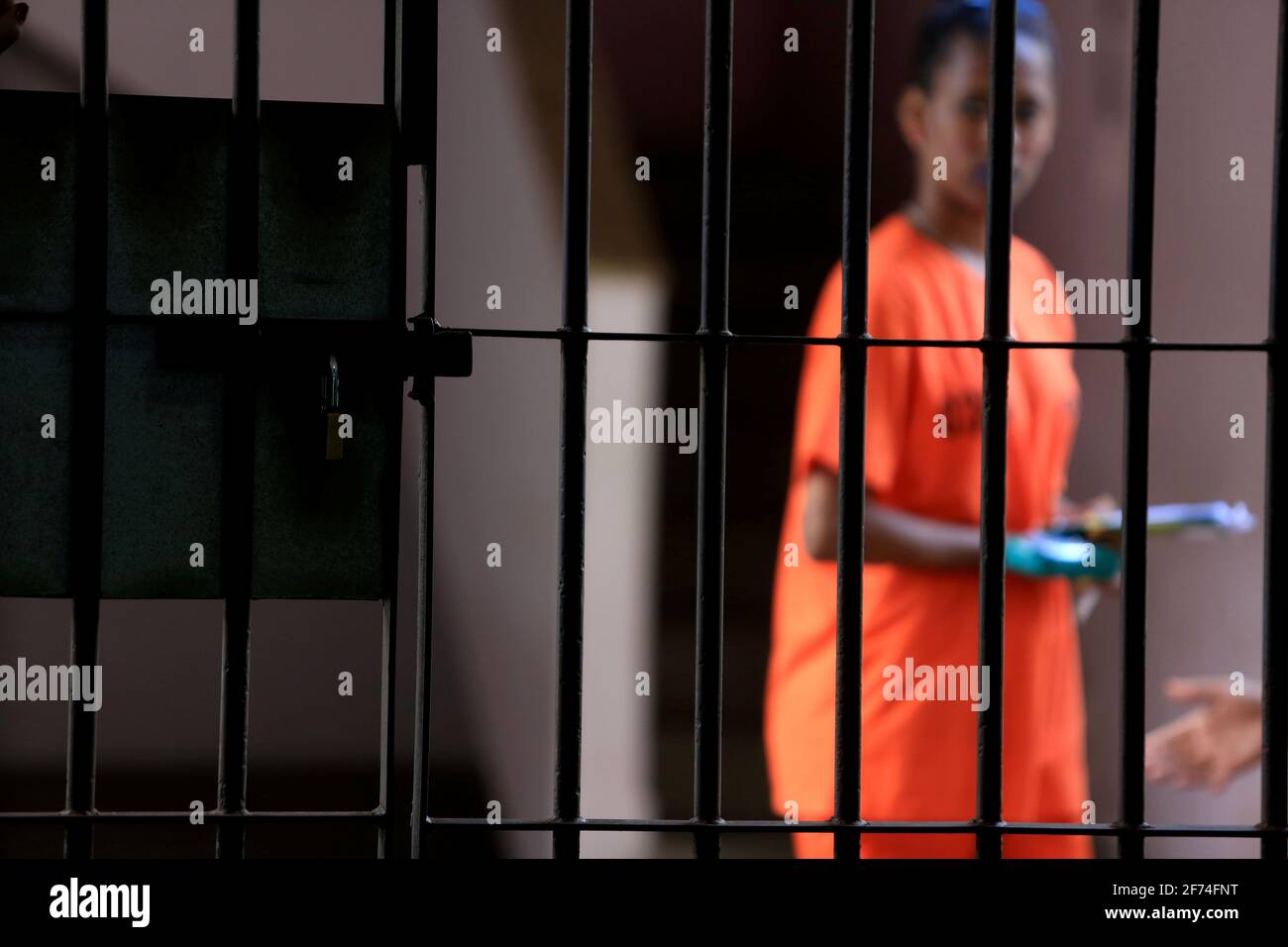 salvador, bahia / brazil - july 25, 2016: Inmates from the Female ...