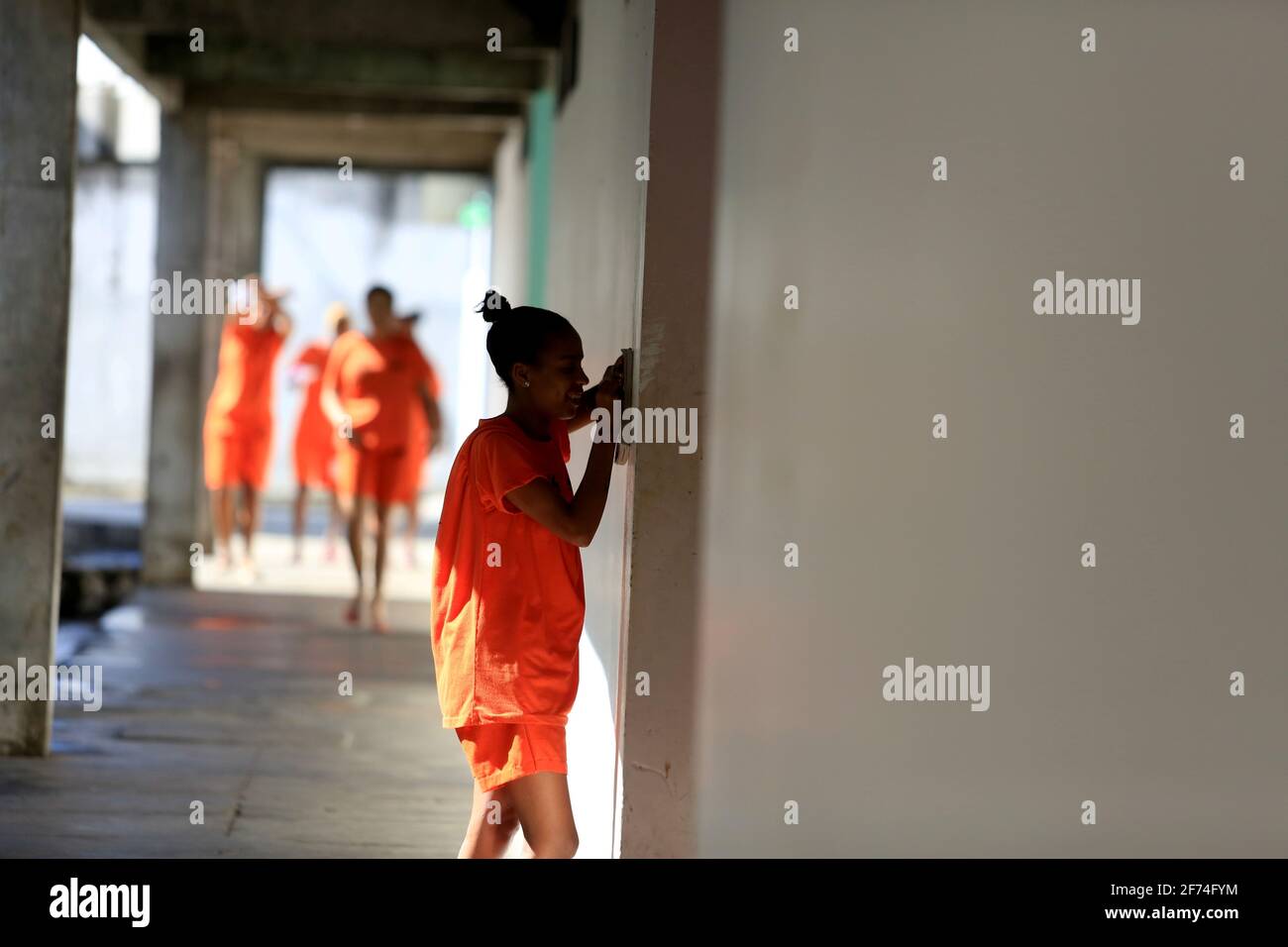 salvador, bahia / brazil - july 25, 2016: Inmates from the Female ...