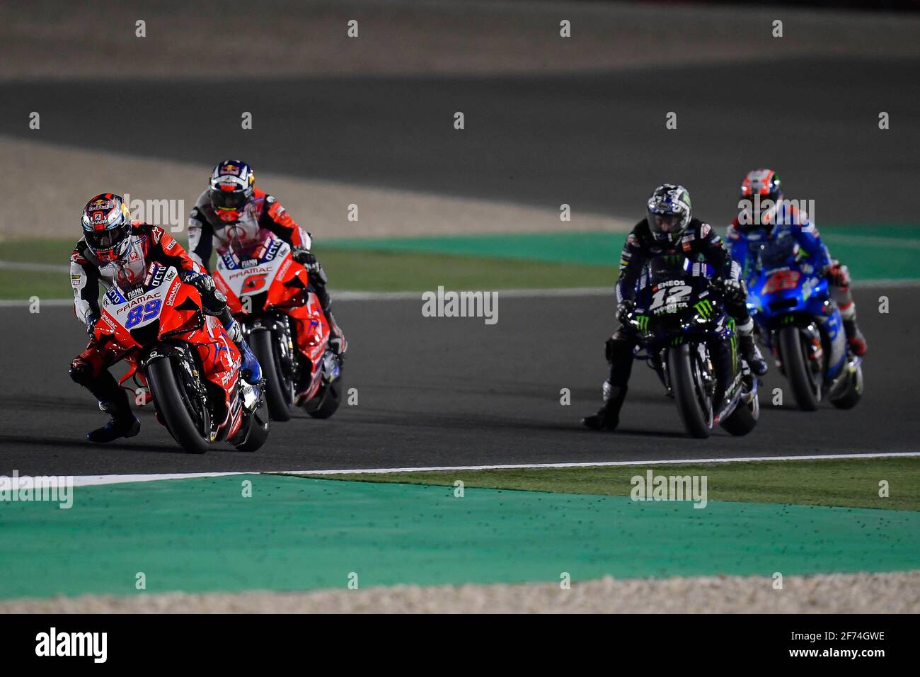 Races at MotoGP TISSOT Grand Prix of Doha underway at Losail ...
