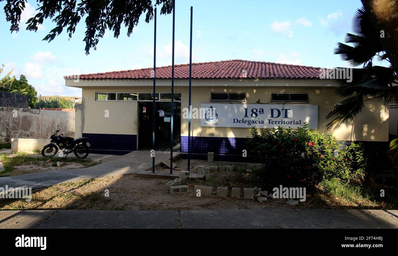 camacari, bahia / brazil - July 31, 2019: facade of the 18th ...
