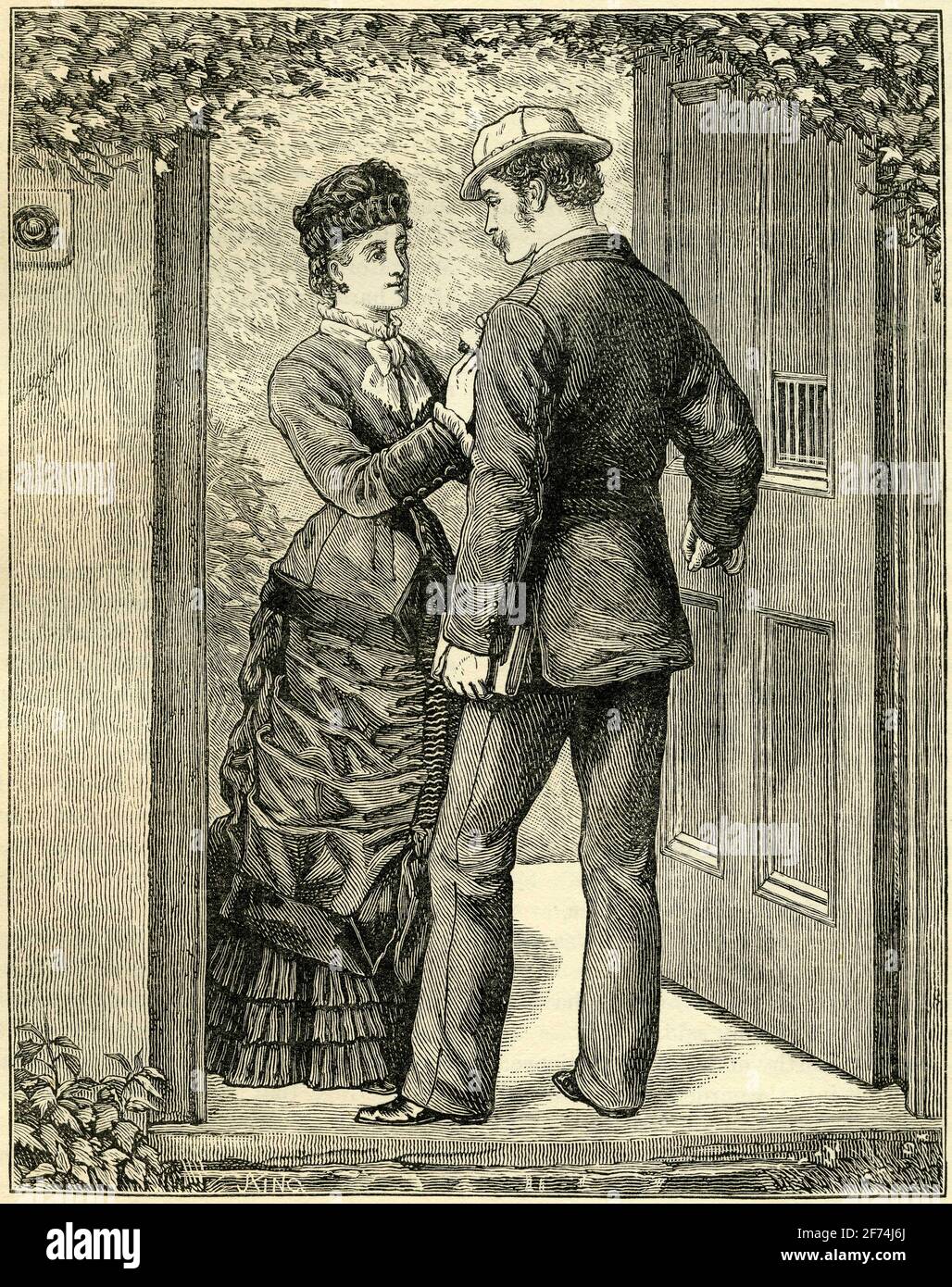 Courtship 1800s hi-res stock photography and images - Alamy