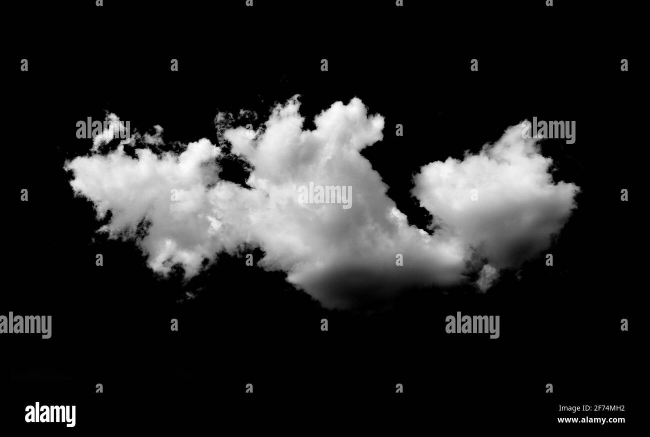 Clouds on black background Stock Photo - Alamy